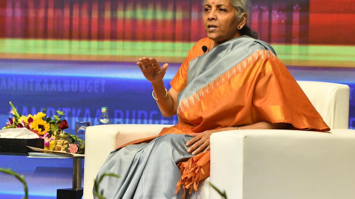Union Finance Minister makes light of TS claims that Centre was ... Union Finance Minister makes light of TS claims that Centre was ...